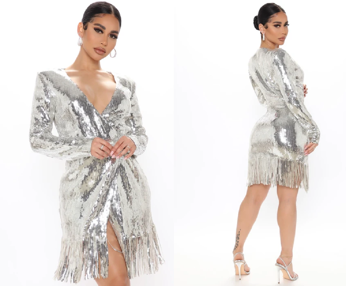 Stunning SILVER SEQUIN Dresses • Curated by SequinQueen