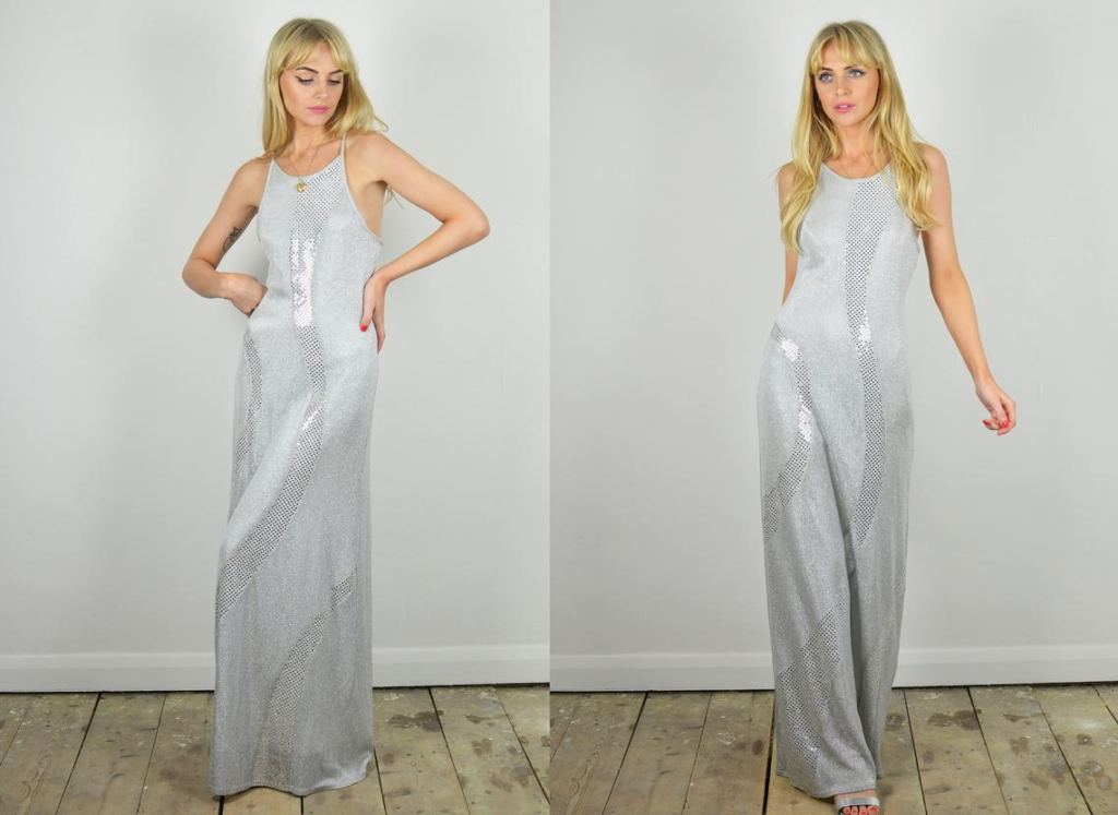 Stunning SILVER SEQUIN Dresses • Curated by SequinQueen