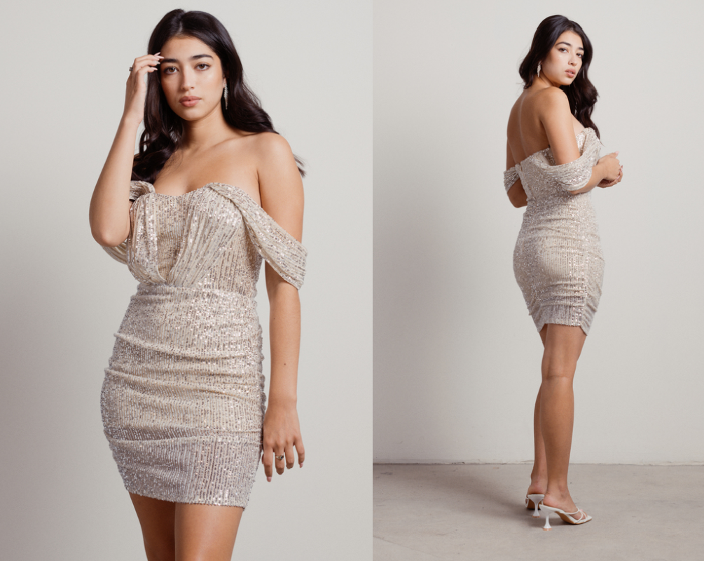Stunning SILVER SEQUIN Dresses • Curated by SequinQueen