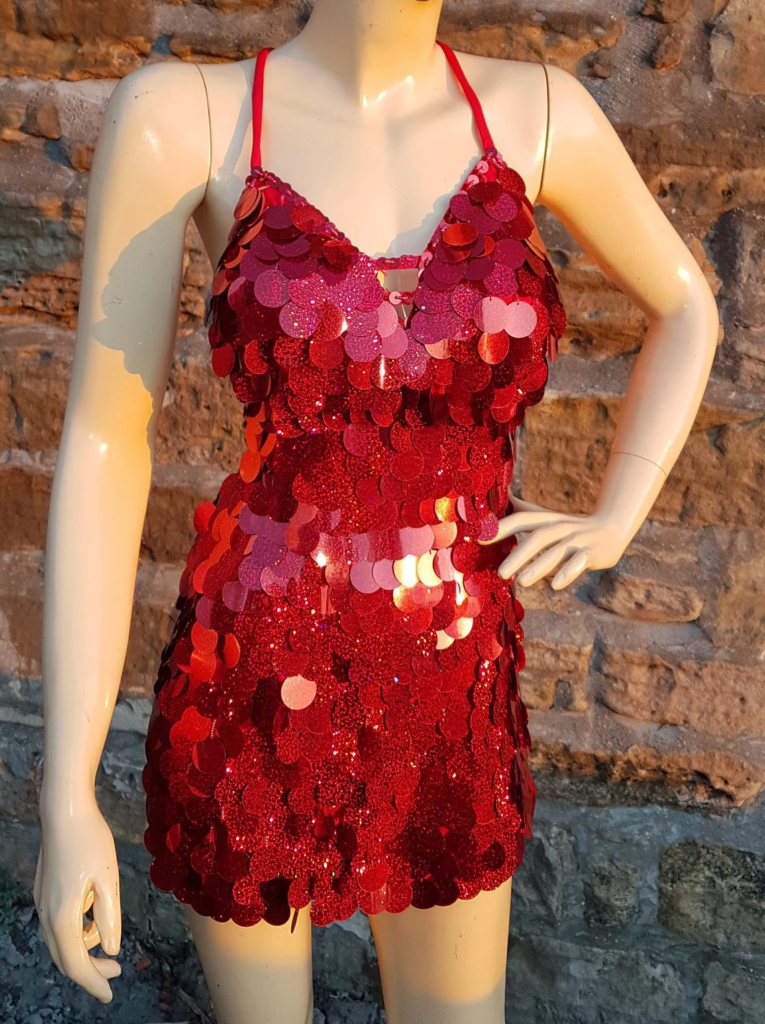 BEST Instagram Red SEQUIN DRESS Bling • Edited by SequinQueen